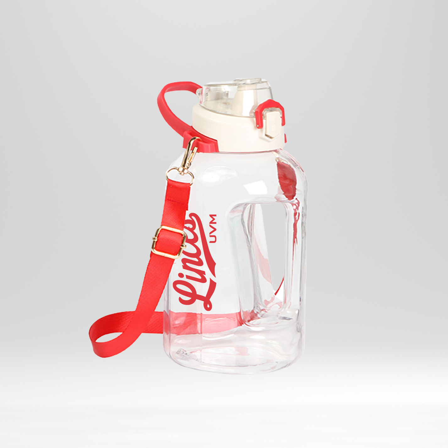 Cilindro traslúcido con logo linces rojo – UVM Store