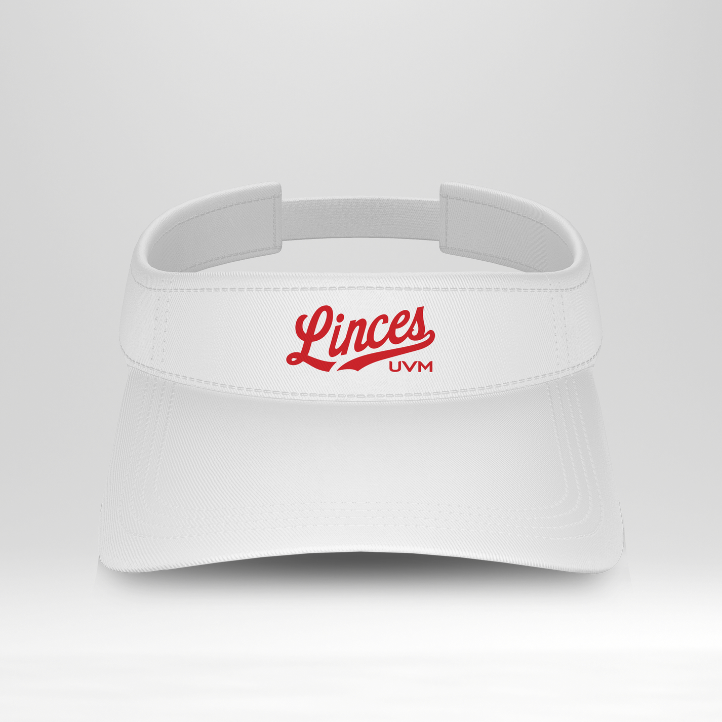 Visera blanca linces UVM rojo – UVM Store
