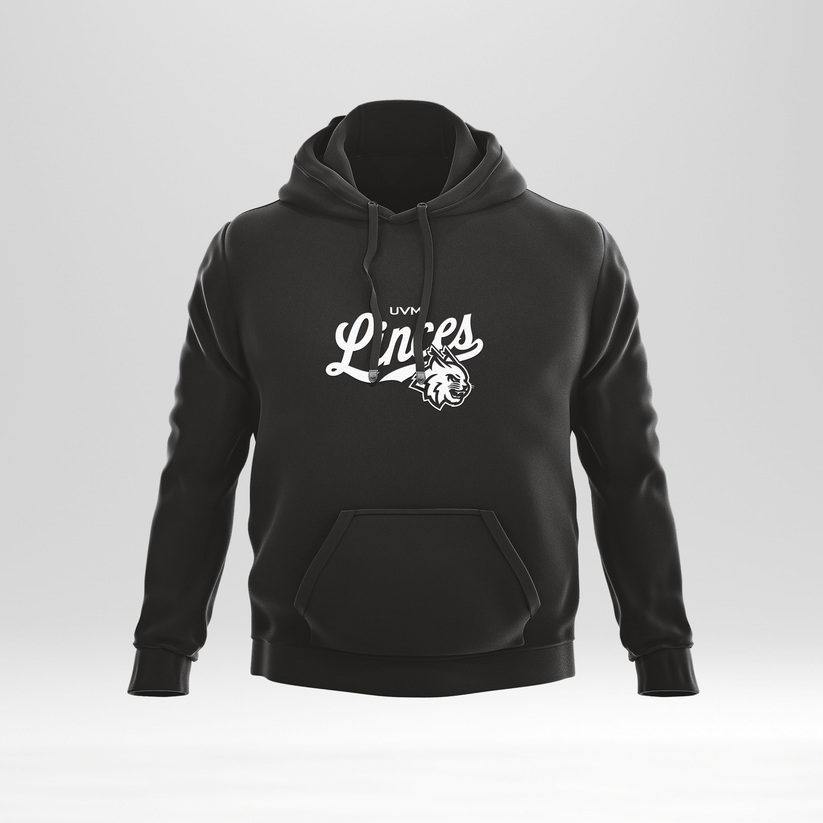 Sudadera negra logo linces uvm blanco – UVM Store